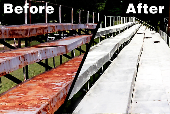 Rust proof paint with exceptional coverage and life for all metals ...